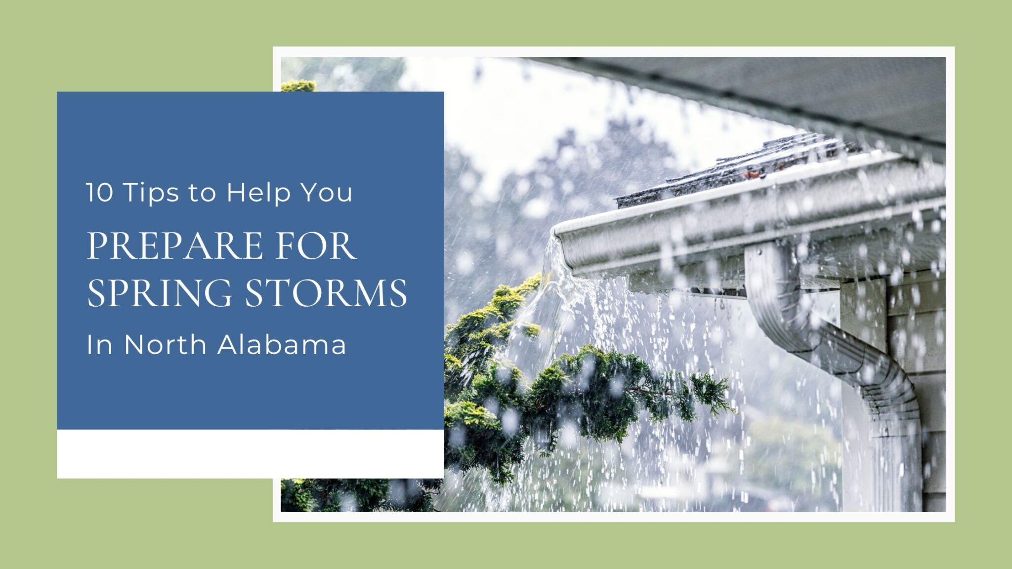 10 Tips to Help You Prepare for Spring Storms in North AL